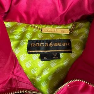 Rocawear | Jackets & Coats | Vintage 9s Rocawear Authentic Red Hooded ...